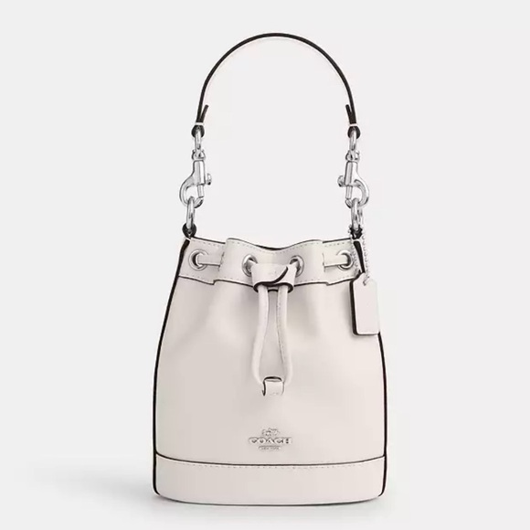 Coach | Bags | Coach Mini White Bucket Bag | Poshmark